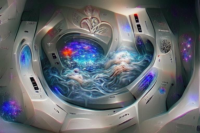 Spiritual washing machine where consciousness resides - AI Generated ...