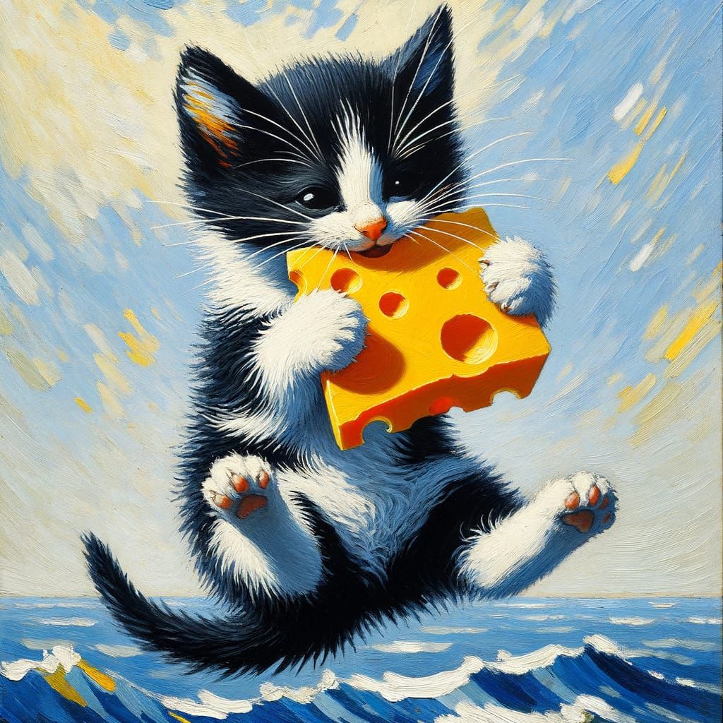 Cheese Chomp - AI Generated Artwork - NightCafe Creator