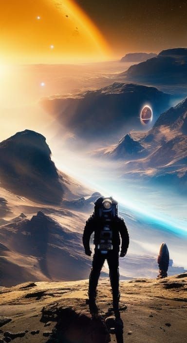 Planetary View col v1.0 - AI Generated Artwork - NightCafe Creator