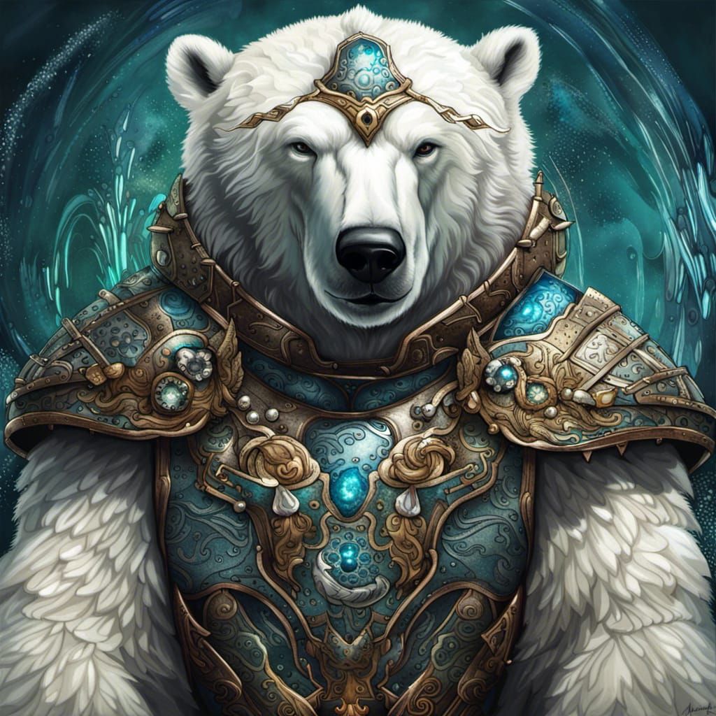 Armoured Bear - AI Generated Artwork - NightCafe Creator