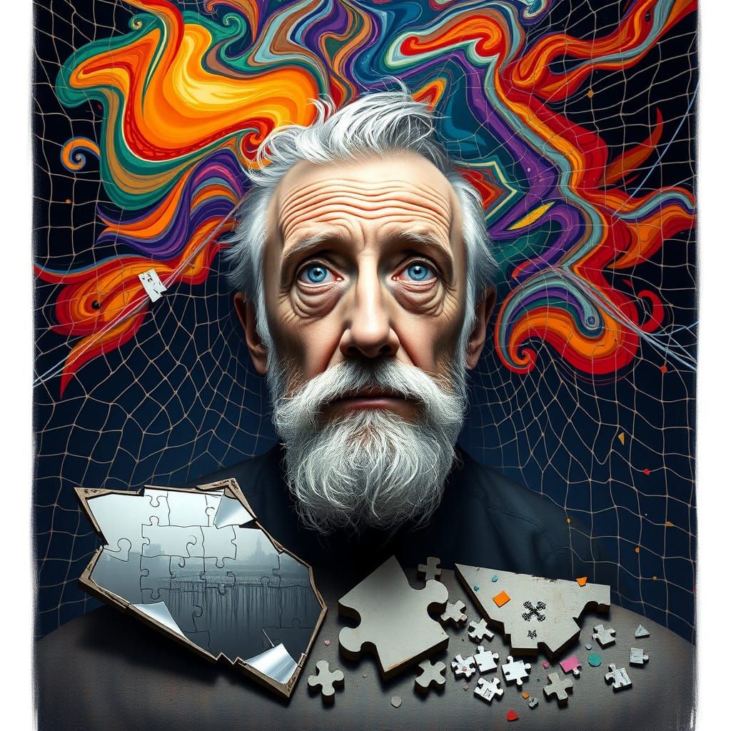 Imagine a surreal scene that symbolically represents the concept of non ...