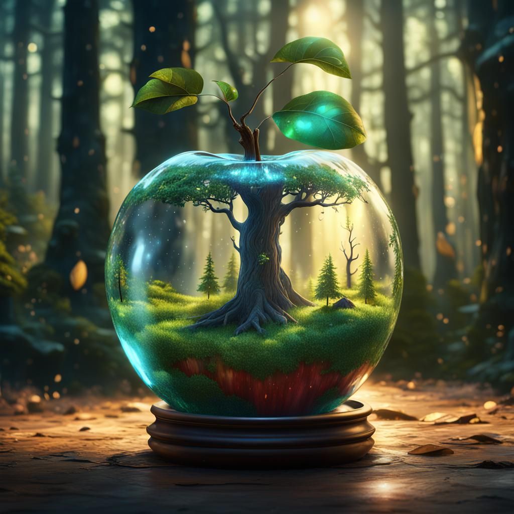 Forest Apple - AI Generated Artwork - NightCafe Creator