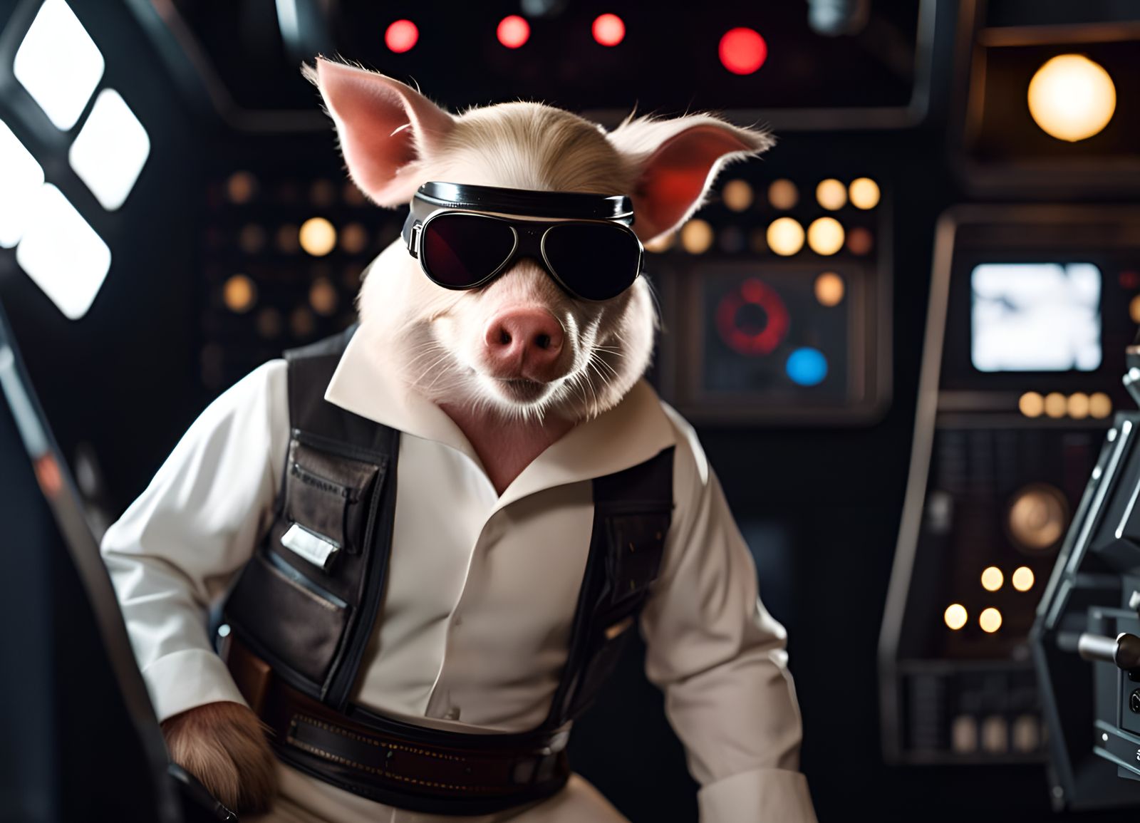 Ham Solo - AI Generated Artwork - NightCafe Creator