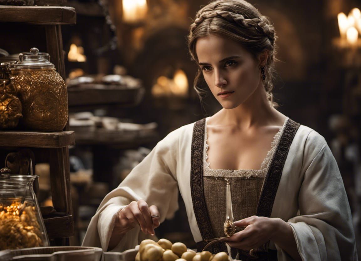medieval Emma Watson - AI Generated Artwork - NightCafe Creator