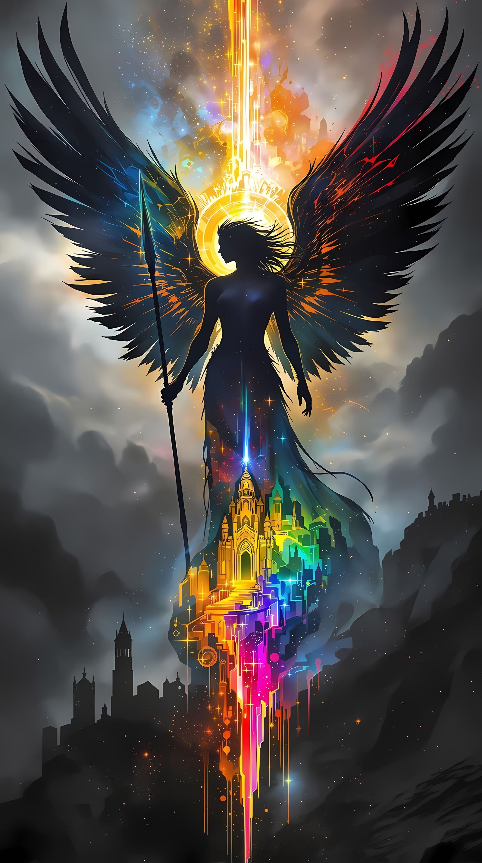 Bifrost Valkyrie Passage Exposure - Stormy Valkyrie Bridge C...