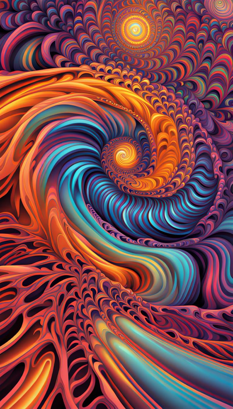 Silicone Life Form with Prismatic Orbs in 3D - AI Art