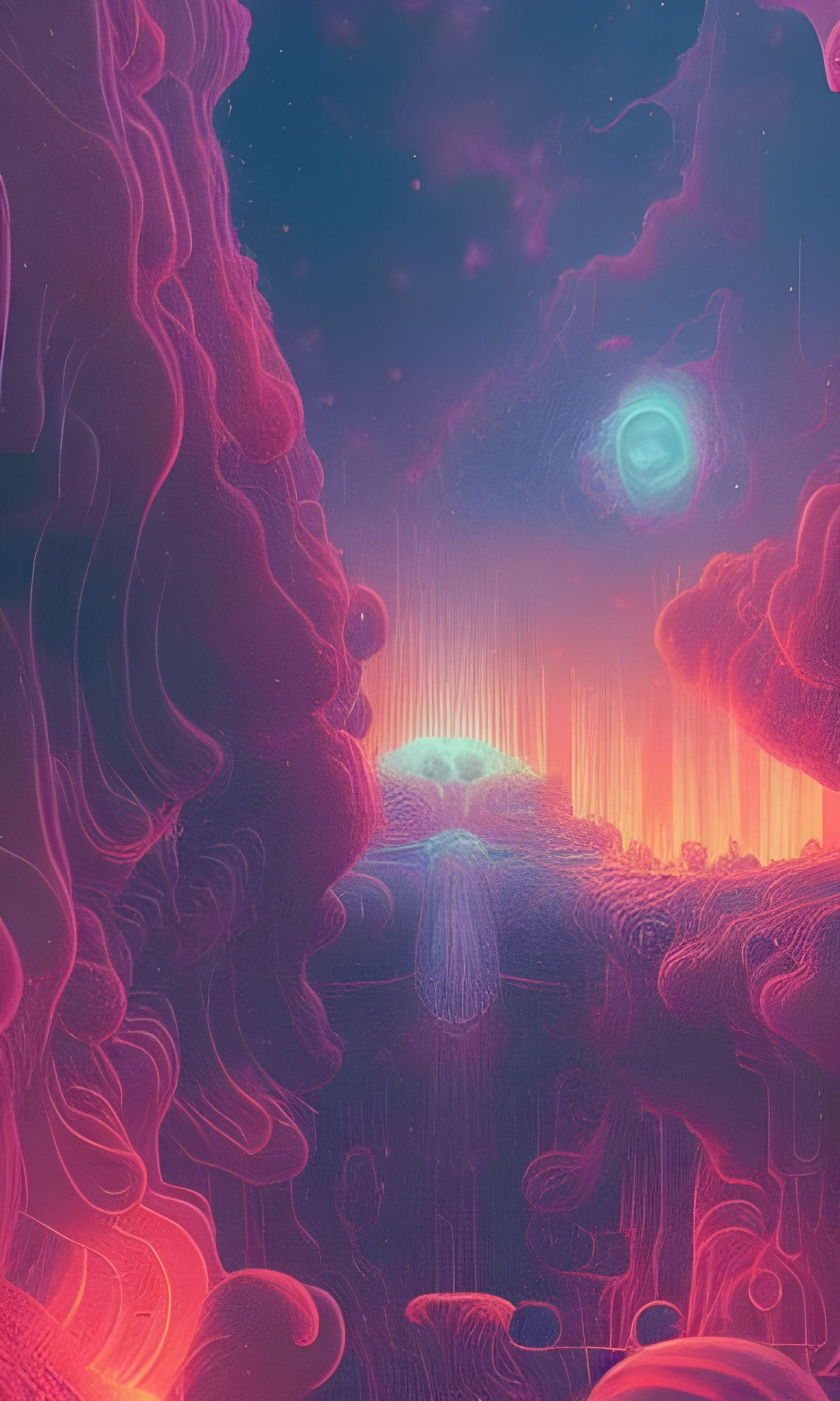 Psychedelic space - AI Generated Artwork - NightCafe Creator