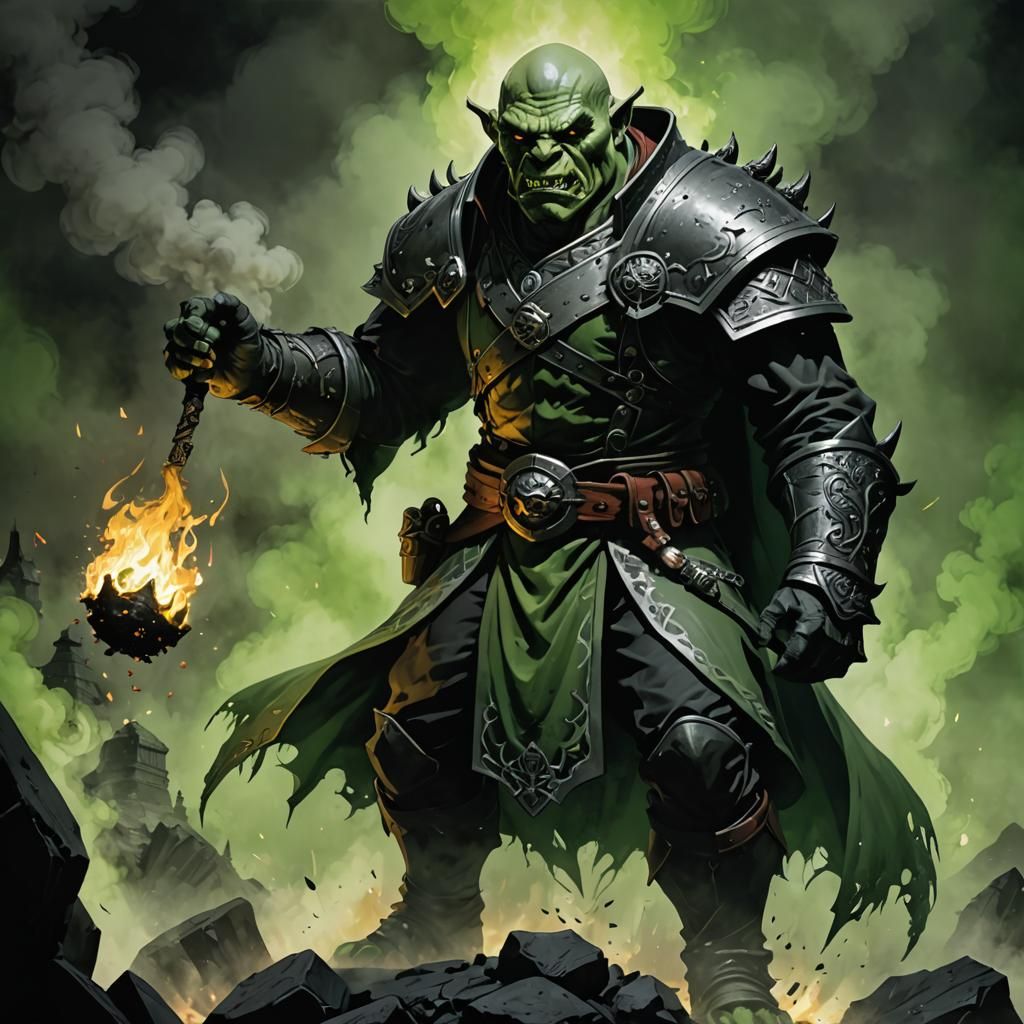 bald orc - AI Generated Artwork - NightCafe Creator