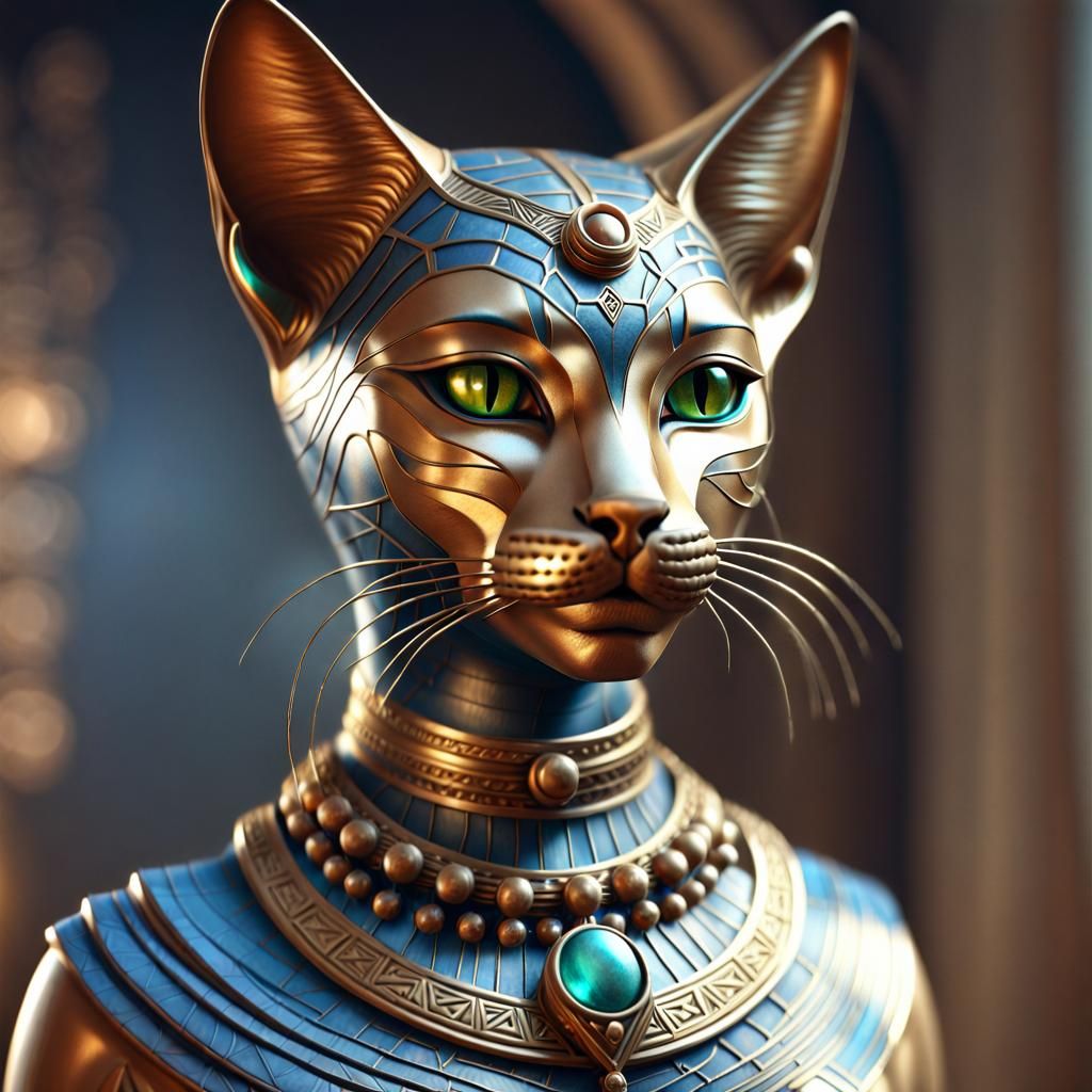 Cat Goddess - AI Generated Artwork - NightCafe Creator
