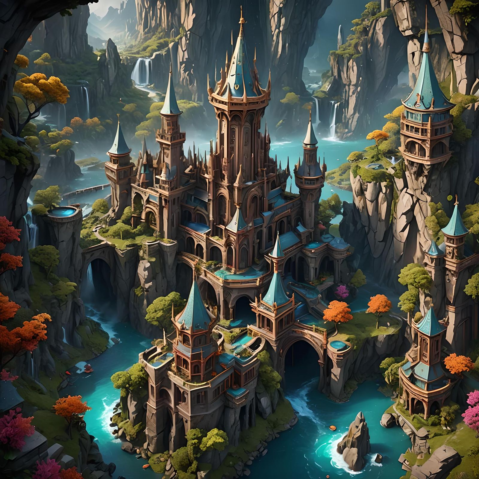 A random Castle - AI Generated Artwork - NightCafe Creator