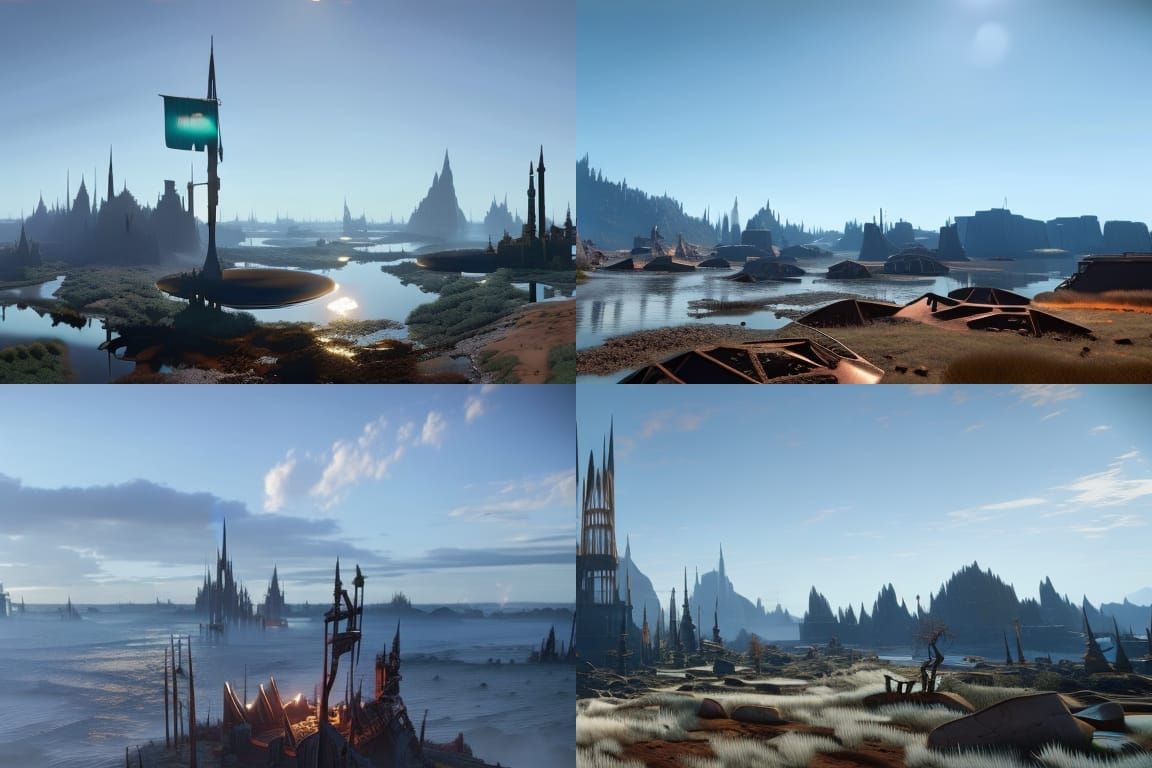 Post Apocalyptic Civilization on The Sun a masterpiece, 8k resolution ...