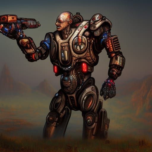 Kyborg - AI Generated Artwork - NightCafe Creator