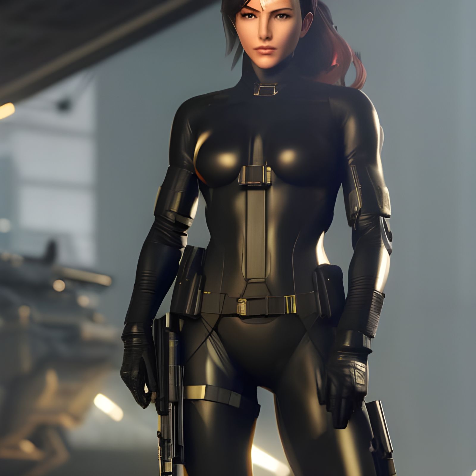 metal gear solid, female spy, tactical suit, 8k resolution concept art ...