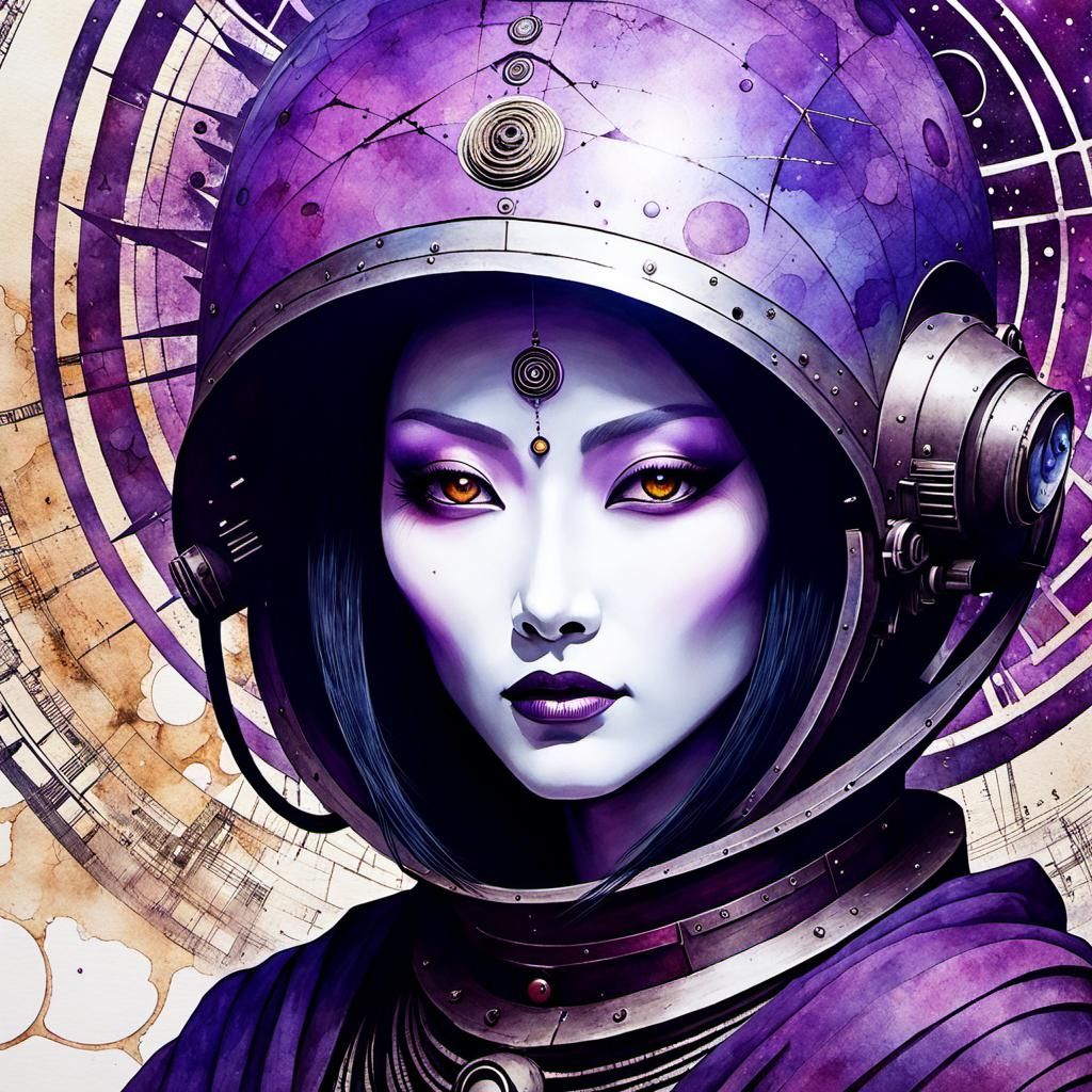 Alien beauty - AI Generated Artwork - NightCafe Creator