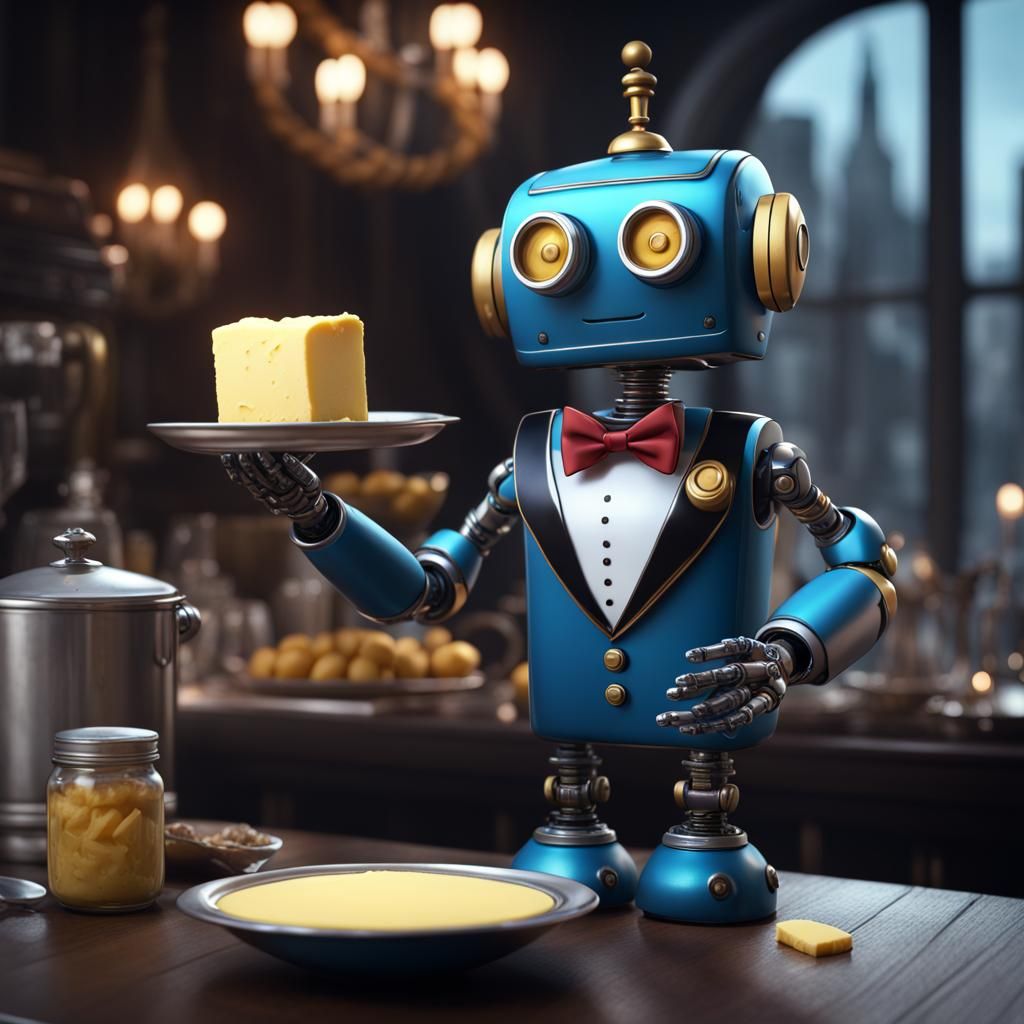 "What is my purpose?" "You pass butter." - AI Generated Artwork ...