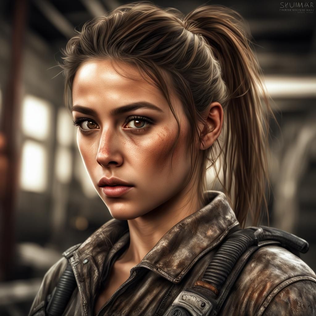 Cinder from the Lunar Chronicles - AI Generated Artwork - NightCafe Creator