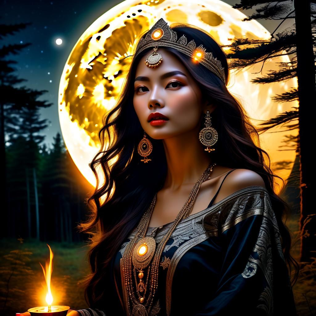 Mysterious Woman - AI Generated Artwork - NightCafe Creator