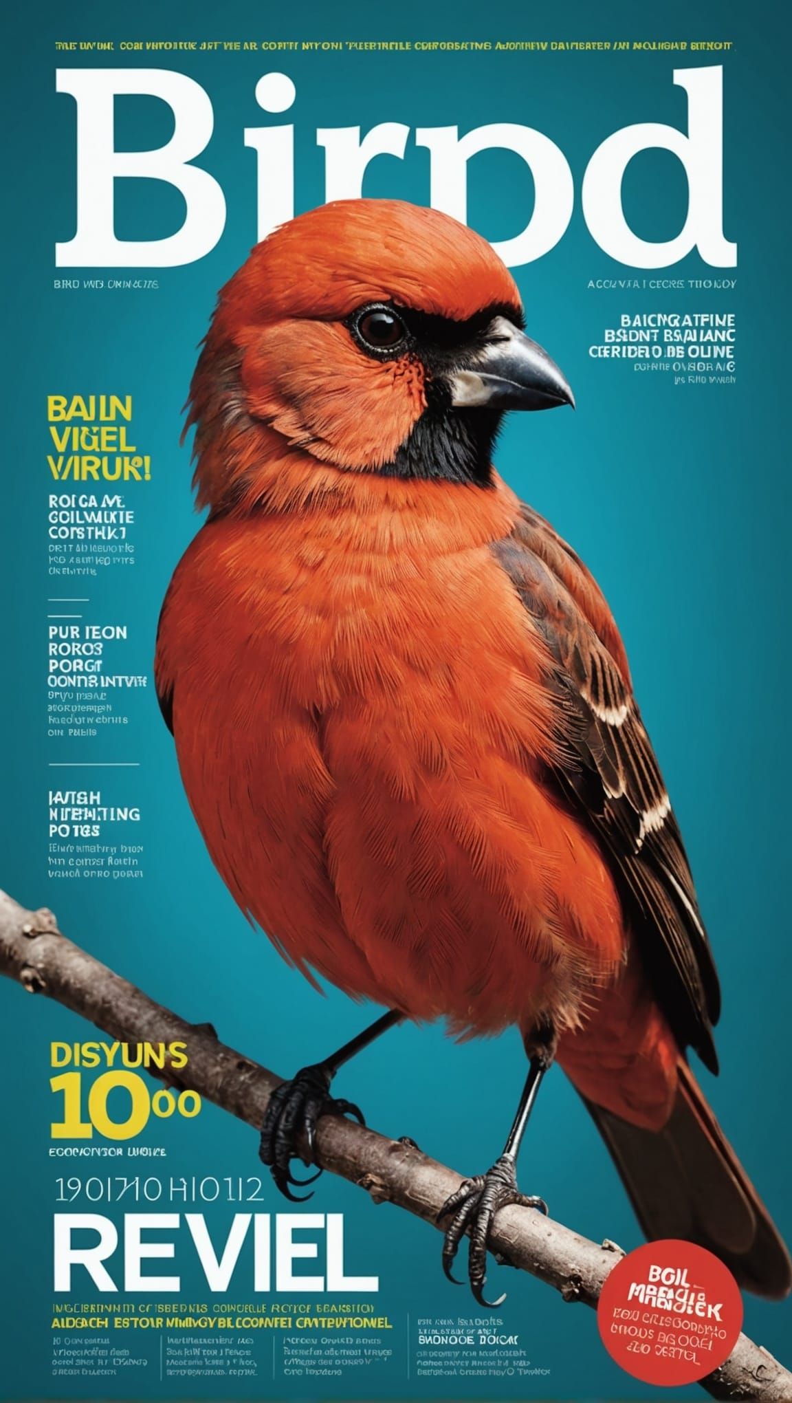 Bird Magazine Cover - AI Generated Artwork - NightCafe Creator