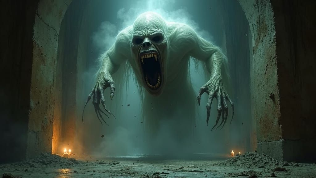 Haunted Halls - Ethereal Horror in a Decaying Gothic Lair