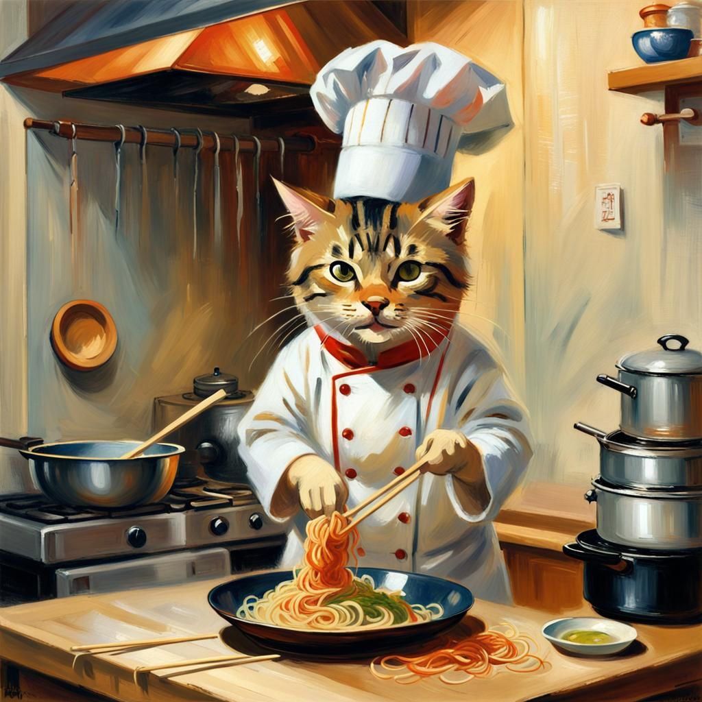 The master chef is come back! - AI Generated Artwork - NightCafe Creator
