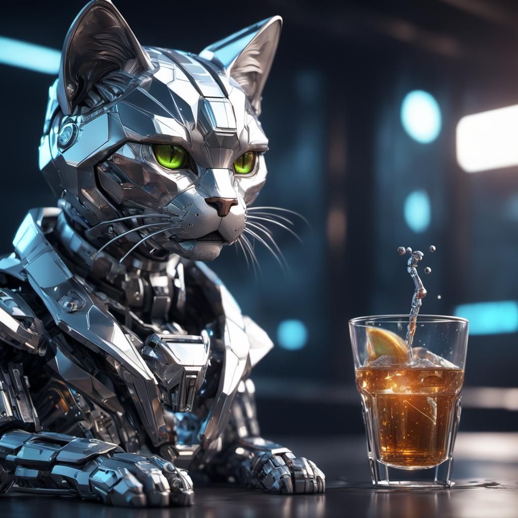 Diamond Cat - AI Generated Artwork - NightCafe Creator