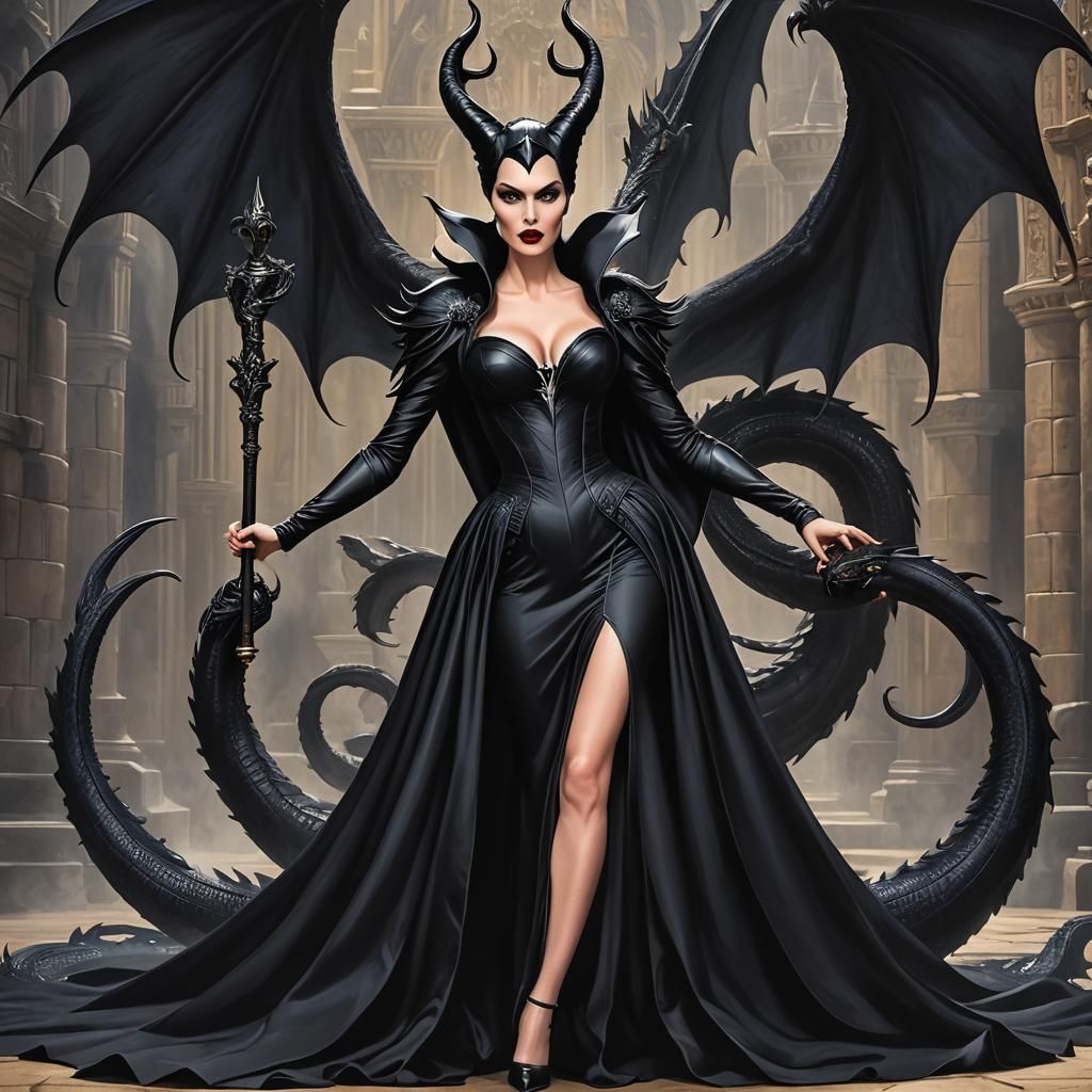 MALEFICENT - AI Generated Artwork - NightCafe Creator