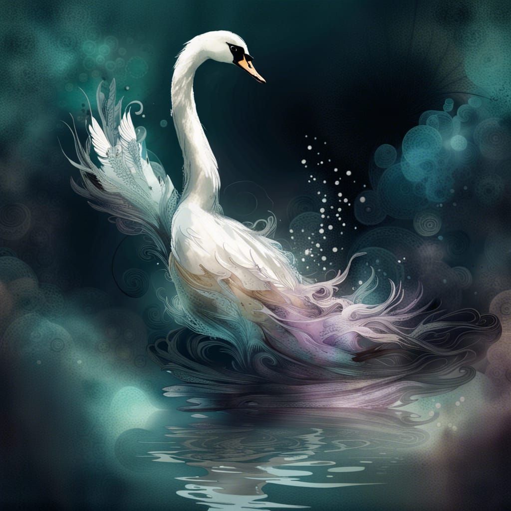 EPIC SWAN - AI Generated Artwork - NightCafe Creator