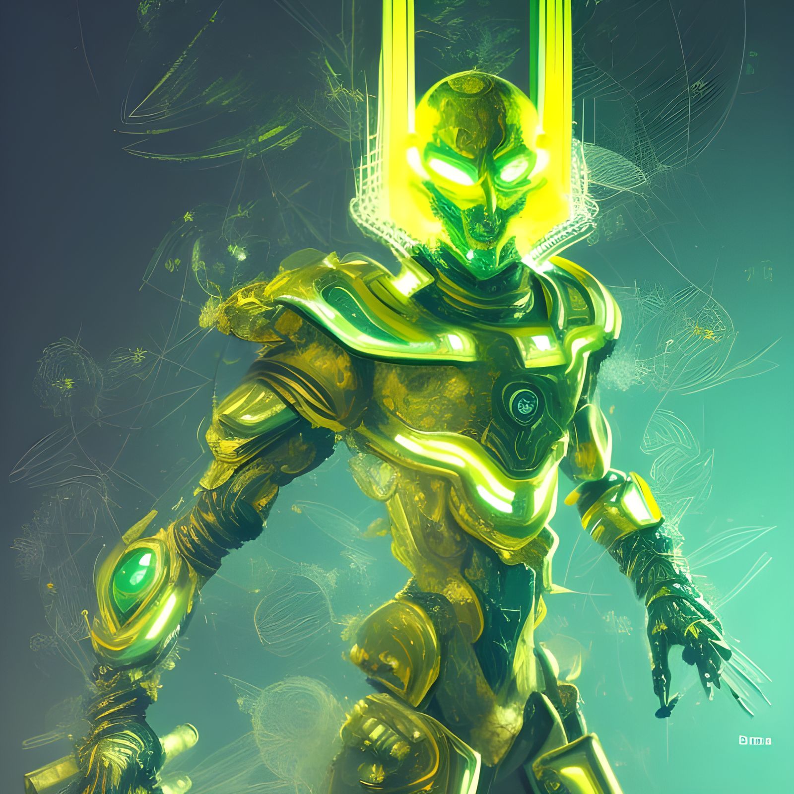 Uranium Knight - AI Generated Artwork - NightCafe Creator