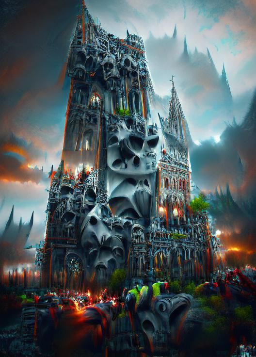 The structure - AI Generated Artwork - NightCafe Creator