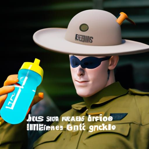 tf2 sniper drinks jarate meme - AI Generated Artwork - NightCafe Creator