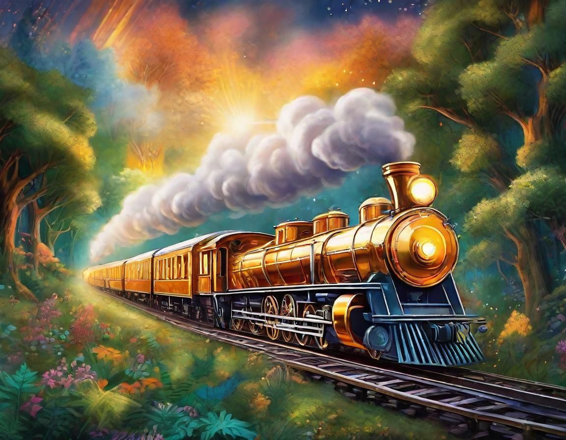 Fantasy train - Enchanting Fantasy Train Chugs Through Vibra...