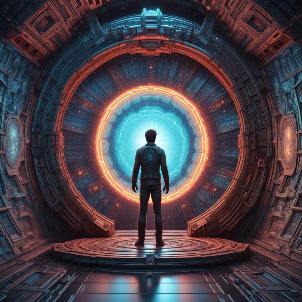 Interdimensional Portal 🪐 💫☄️ - AI Generated Artwork - NightCafe Creator