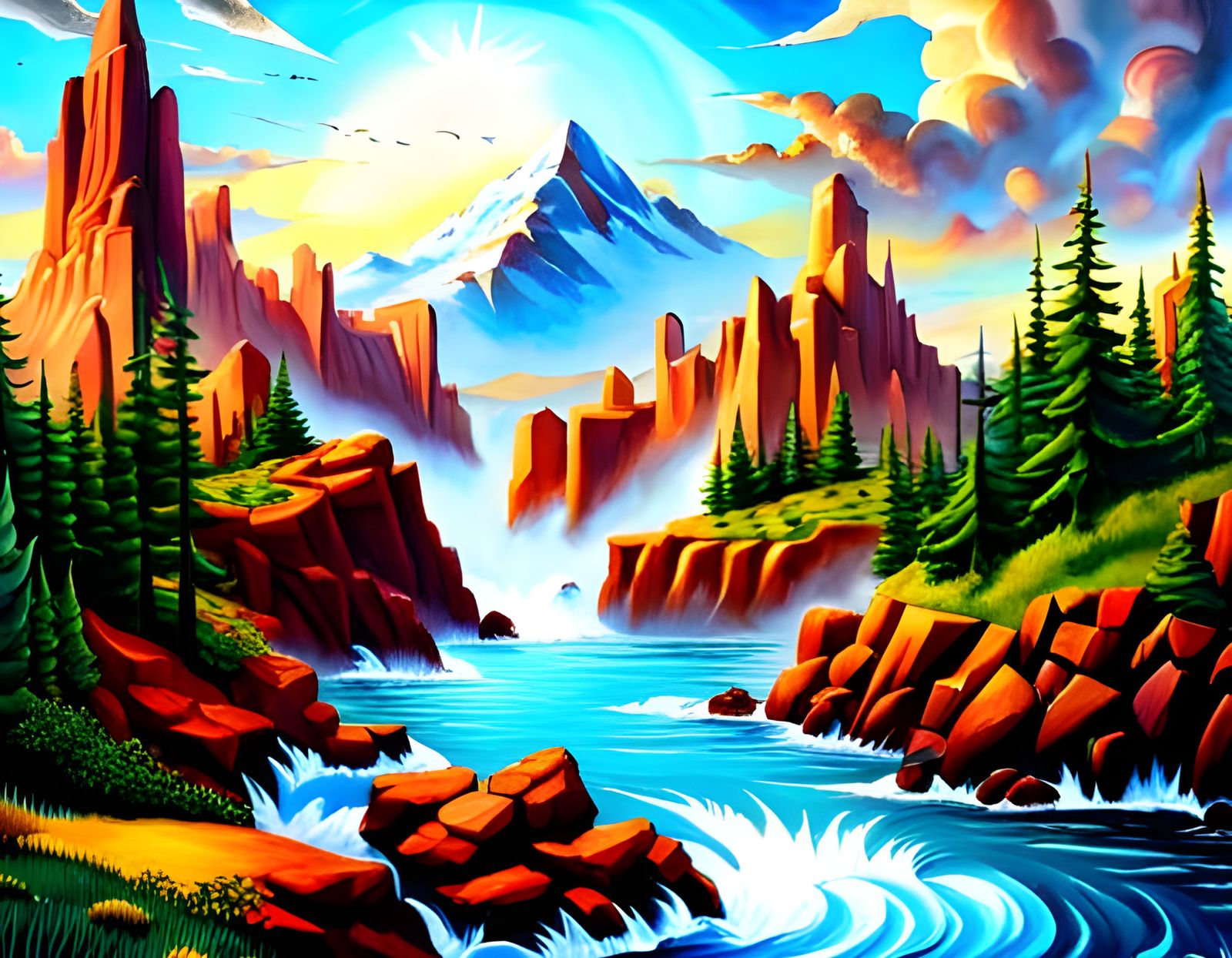 Epic: Water-color Painting Visual representation of loving ...