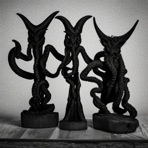 Monster Chess Pieces - AI Generated Artwork - NightCafe Creator