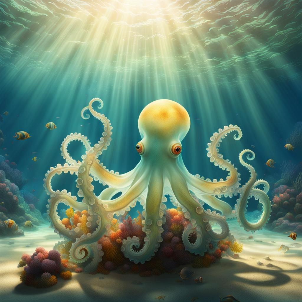 Octo Translucent - AI Generated Artwork - NightCafe Creator