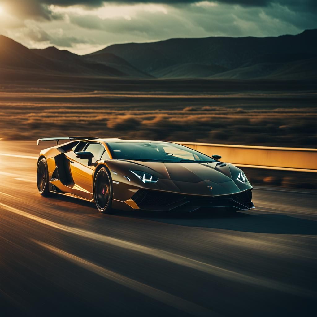 Modern Lamborghini - AI Generated Artwork - NightCafe Creator