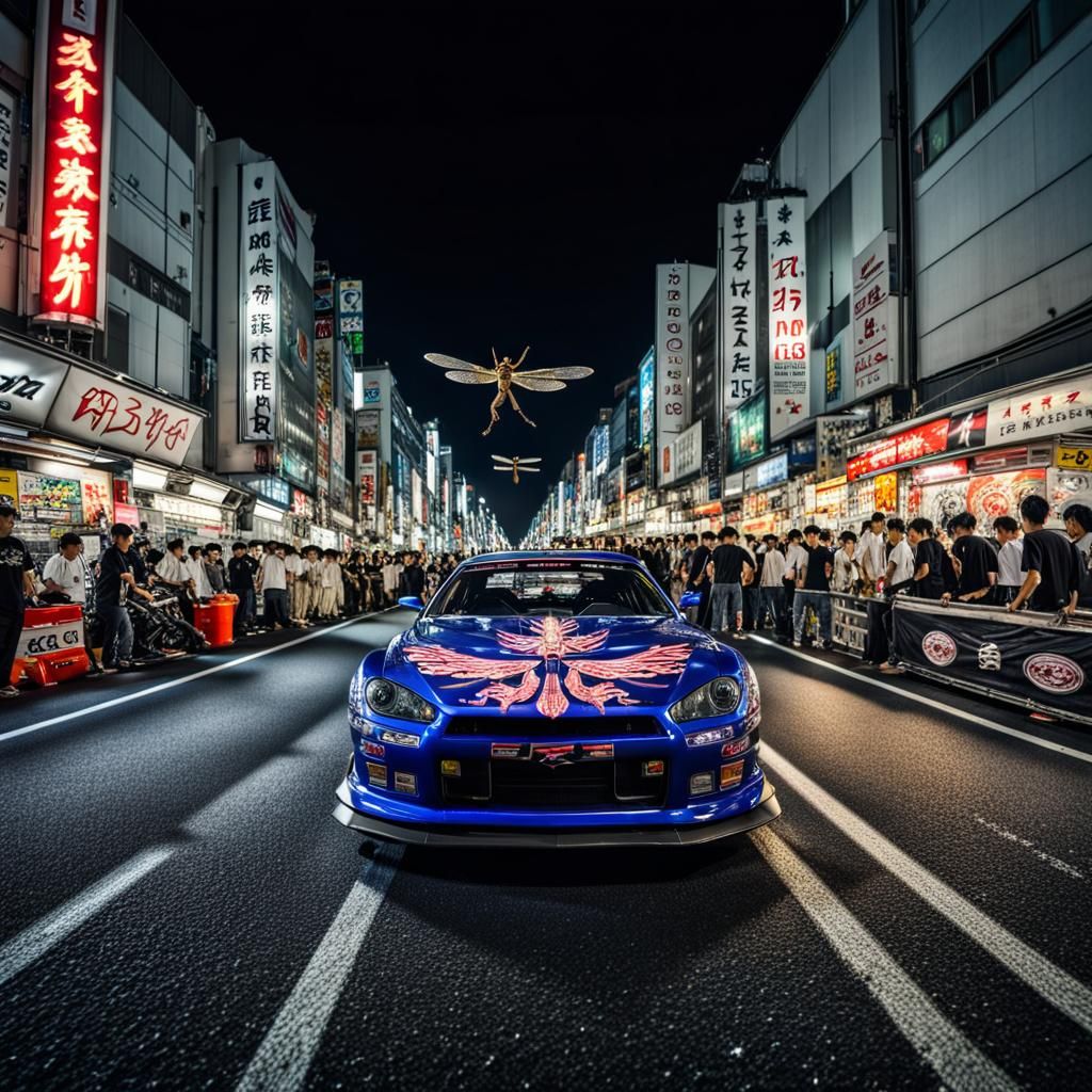 Tokyo race - AI Generated Artwork - NightCafe Creator
