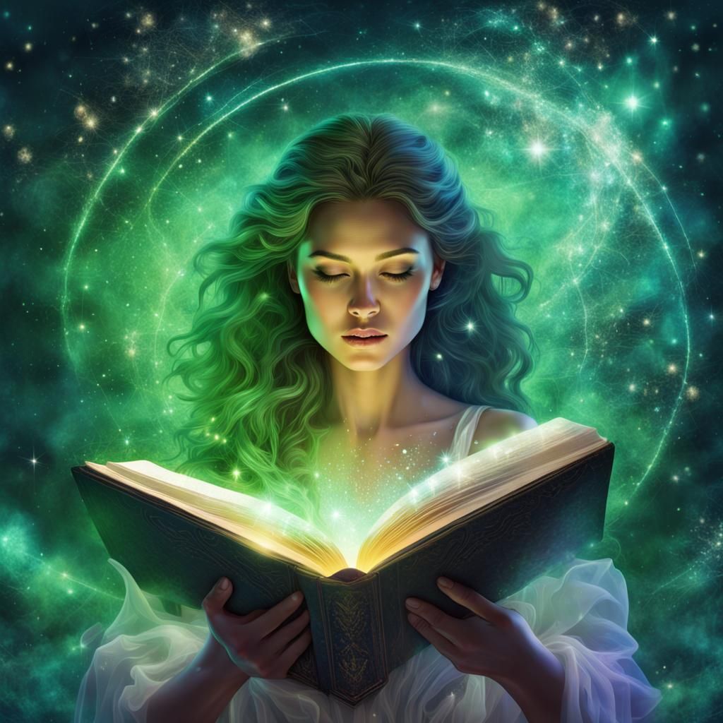 The Spell book - AI Generated Artwork - NightCafe Creator