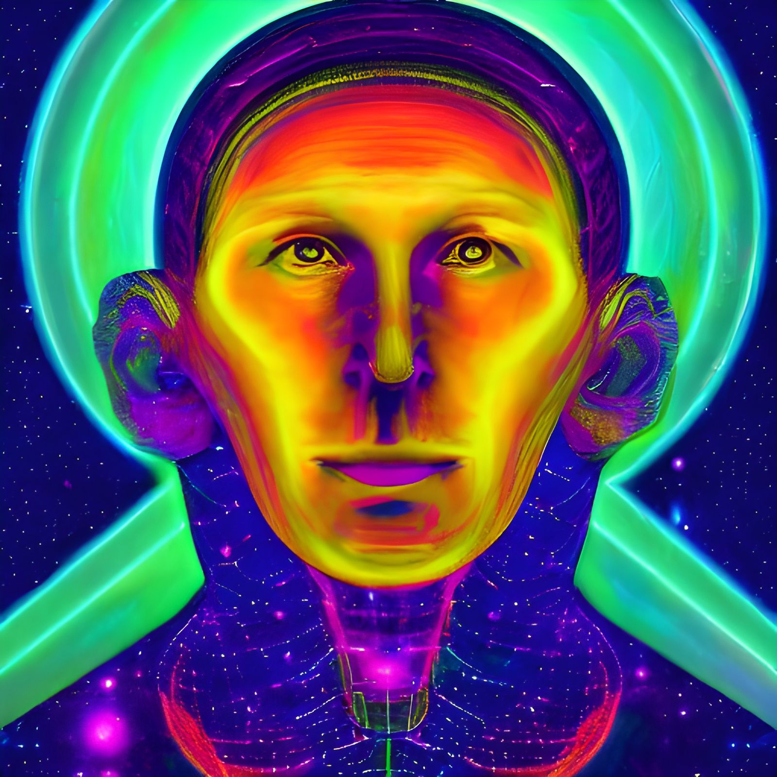 Pierre Teilhard de Chardin's Omega Point - AI Generated Artwork - NightCafe Creator