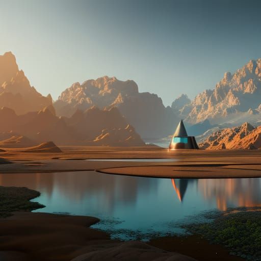 Space Ranch - AI Generated Artwork - NightCafe Creator