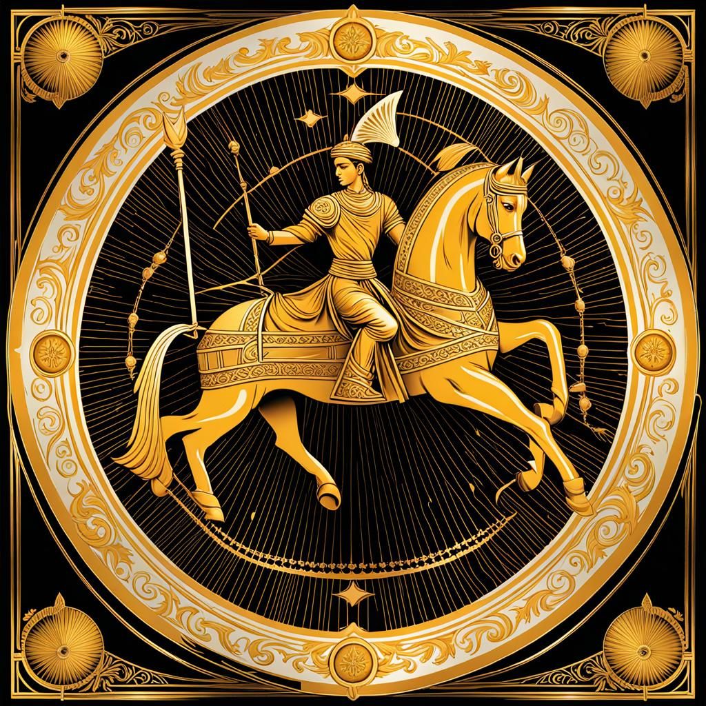 The Chariot (ח Cheth): Representing determination, victory, and the ...