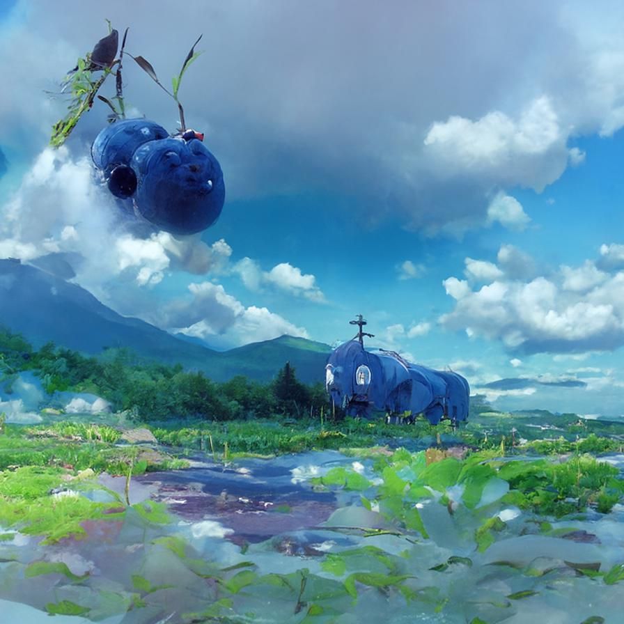 Blueberry Apostasy - AI Generated Artwork - NightCafe Creator