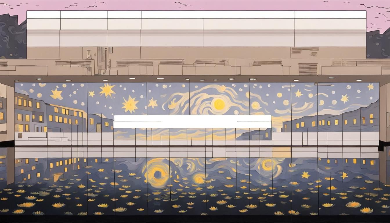 starry night city - AI Generated Artwork - NightCafe Creator