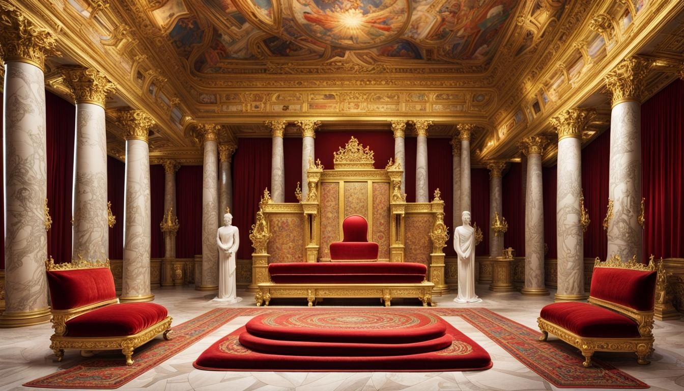 Throne room - AI Generated Artwork - NightCafe Creator