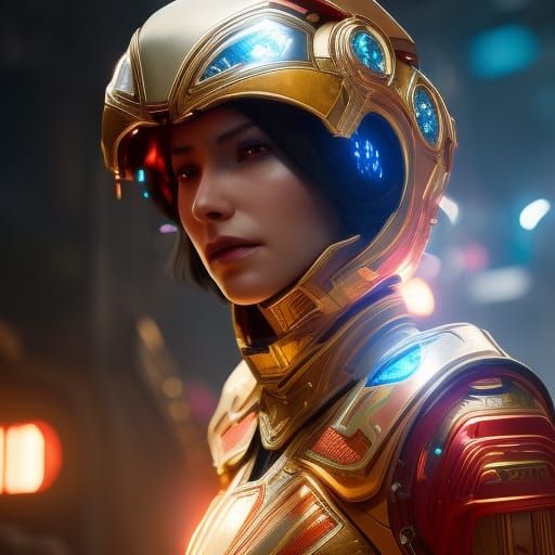 Ms Space Explorer - AI Generated Artwork - NightCafe Creator