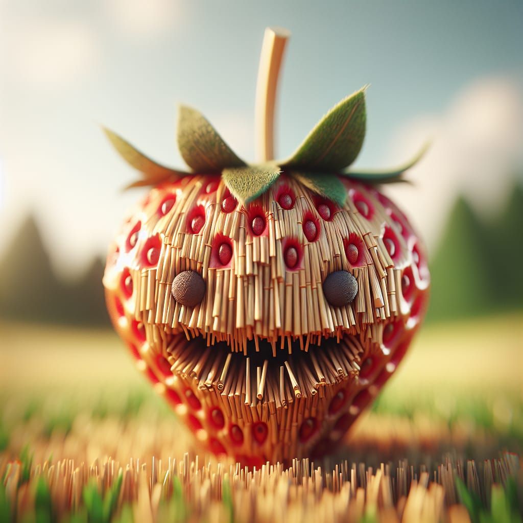 Cute straw-berry - AI Generated Artwork - NightCafe Creator