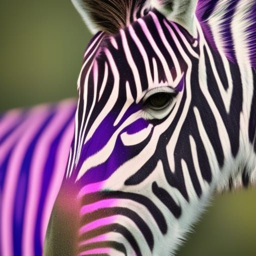 purple zebra - AI Generated Artwork - NightCafe Creator