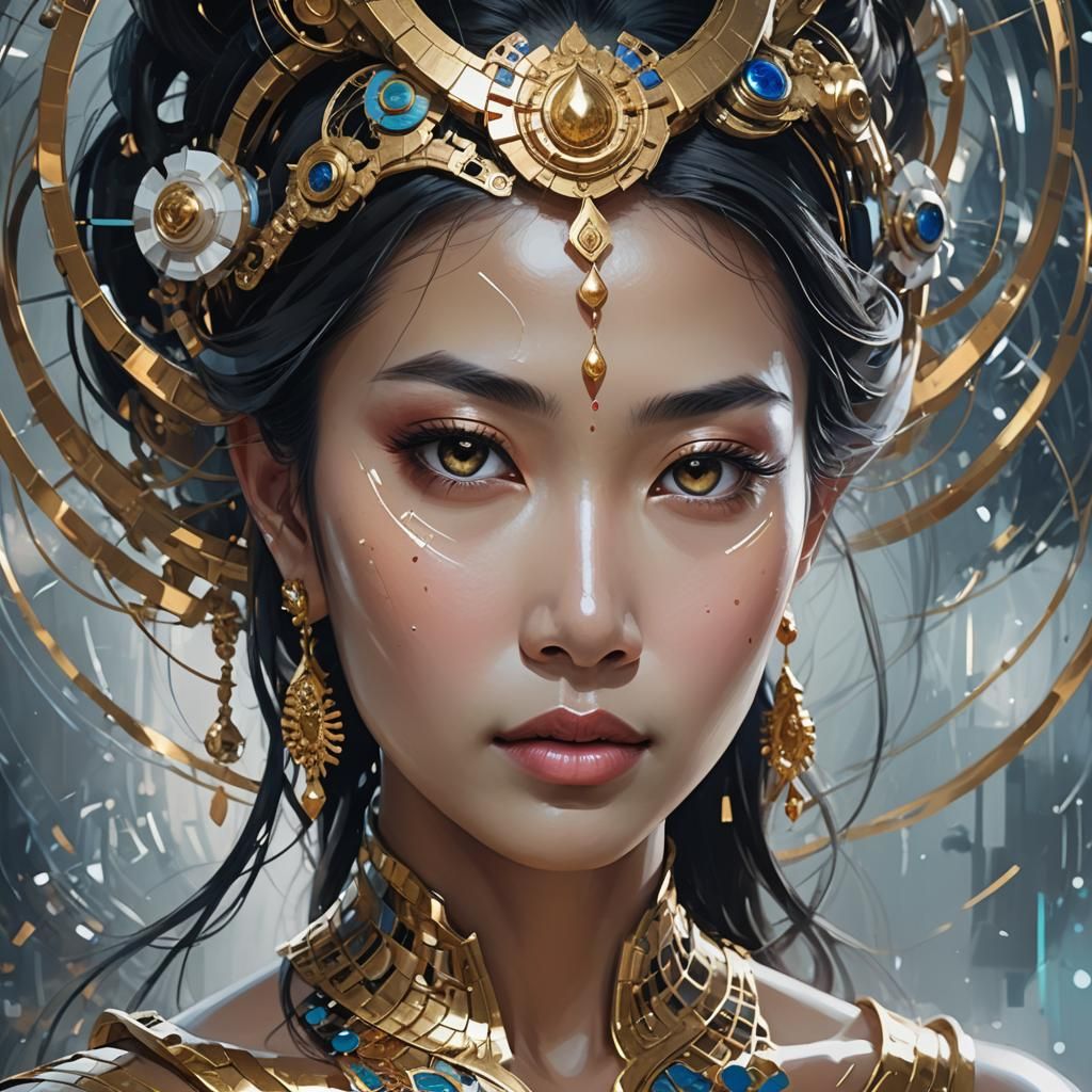 Thailand Goddess of Wealth and Prosperity - AI Generated Artwork - NightCafe Creator