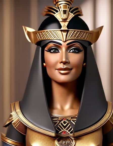 Potrait ancient egypt woman Pharaoh - AI Generated Artwork - NightCafe ...