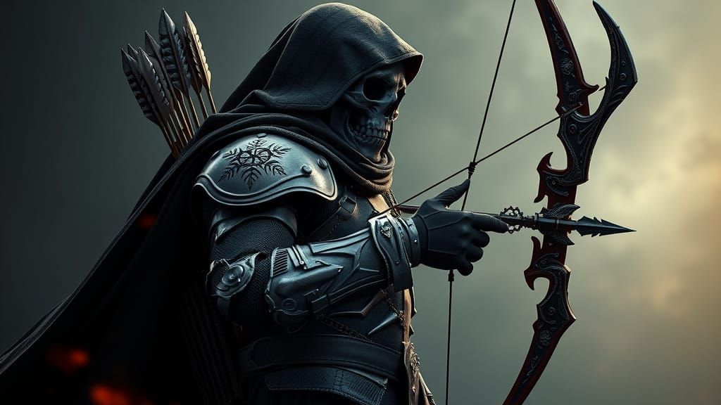 Ethereal Knight in Scorpio-Inspired Armor - AI Art